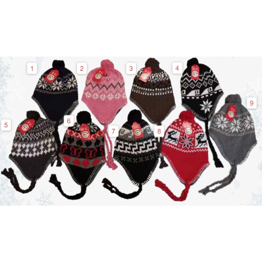 Touca Adulto Peruana com POM POM Color | Shopee Brasil