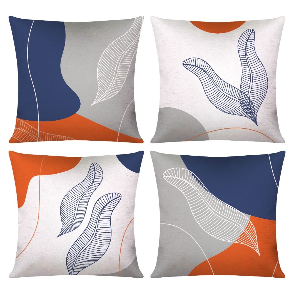 Kit 4 capas de Almofada Modernas Decorativas 45X45 Diversos Modelos ...