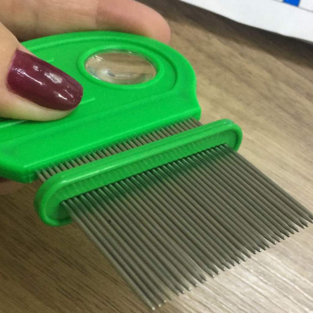 Pente Fino Aço Inox Ferro Tira Remove Piolhos e Lêndeas | Shopee Brasil
