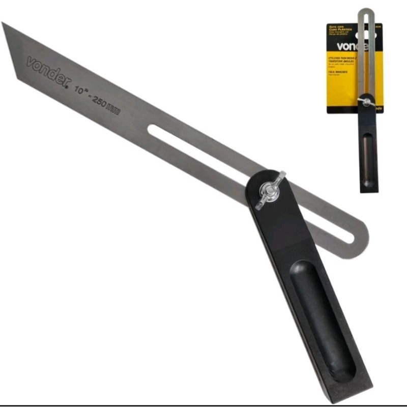 Suta com cabo plástico 10" Vonder copiar e transferir angulos | Shopee ...