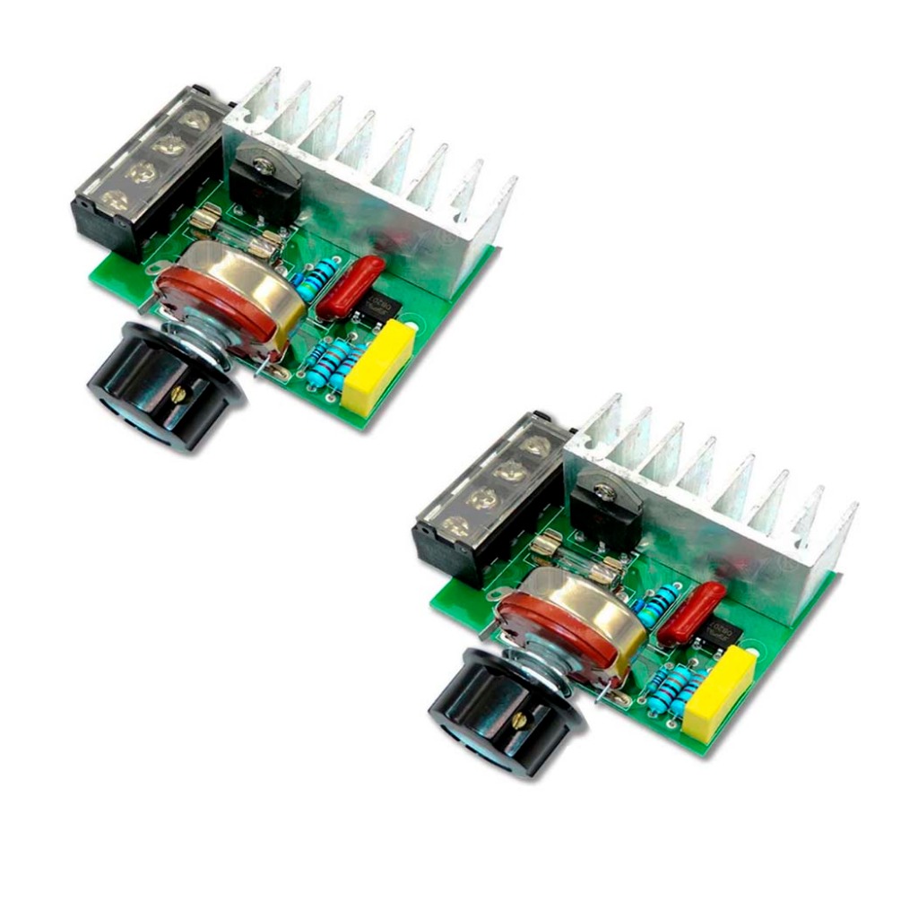 Dimer 4000w ac step down 25A Bivolt controle potência velocidade Kit 2 ...