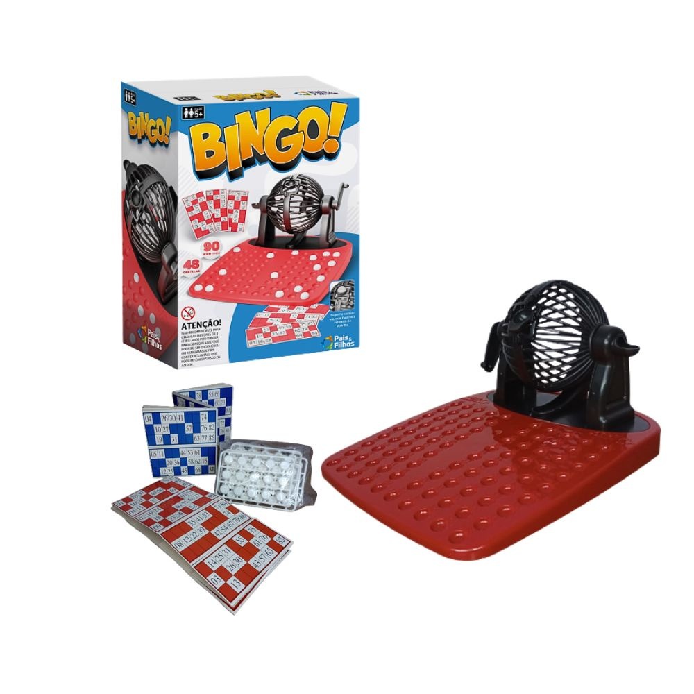 Brinquedo Super Bingo Jogo Infantil Criança Pais e Filhos para Jogar em ...