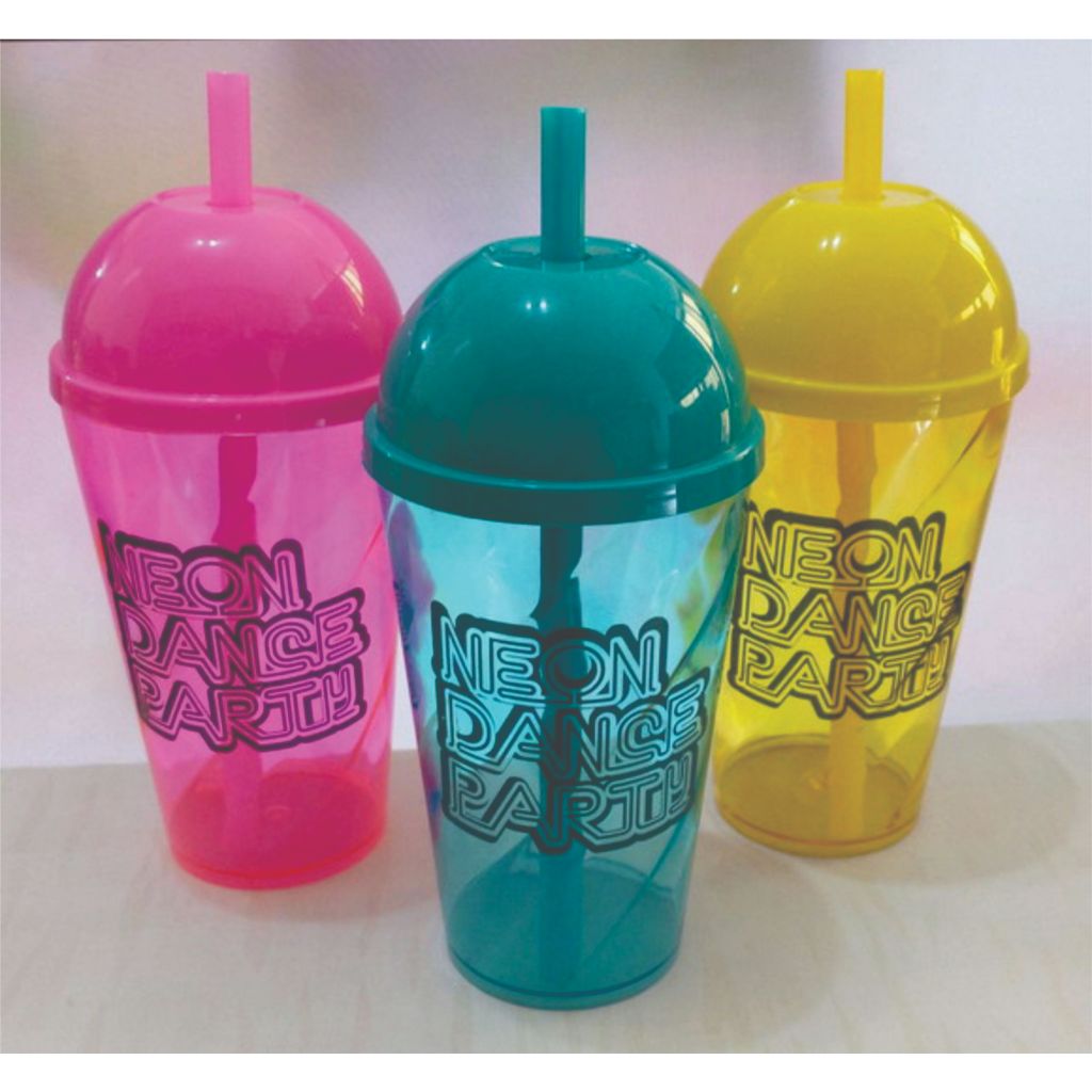 Kit 100 Copos Twister 300ml com Tampa Bolha Milk Shake Personalizado ...