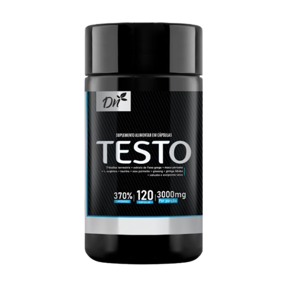 Suplemento Alimentar TESTO 120 cápsulas 3000mg 370% Saponinas | Shopee ...