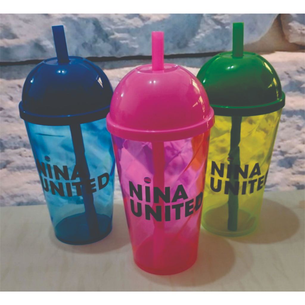 Kit 100 Copos Twister 500ml com Tampa Bolha Milk Shake Personalizado ...
