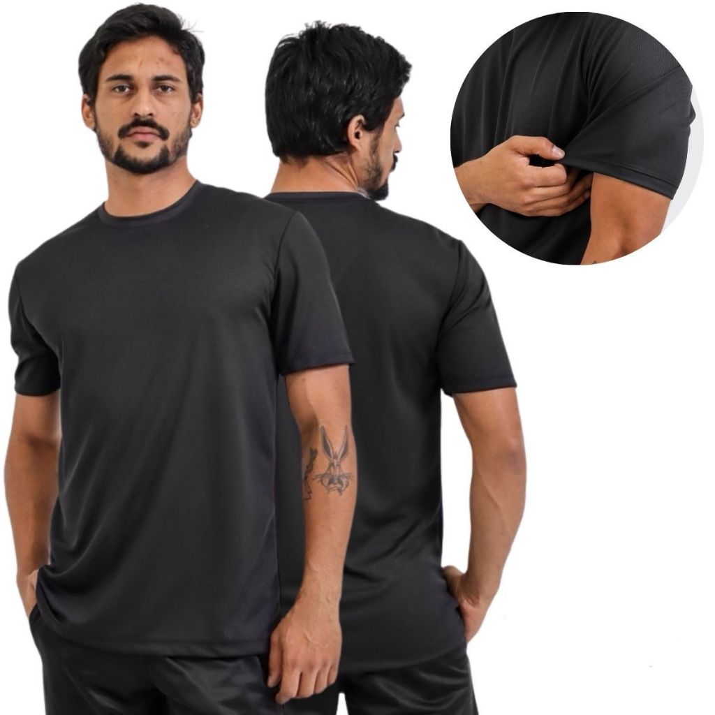 Camisa Dry Fit Masculina Treino Camiseta Dry Fit Academia Blusa Dry Fit ...