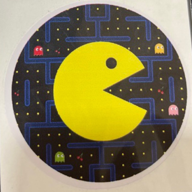 Adesivo Stikers em Vinil Pacman para Vidros Bike Skate Moto Carro ...