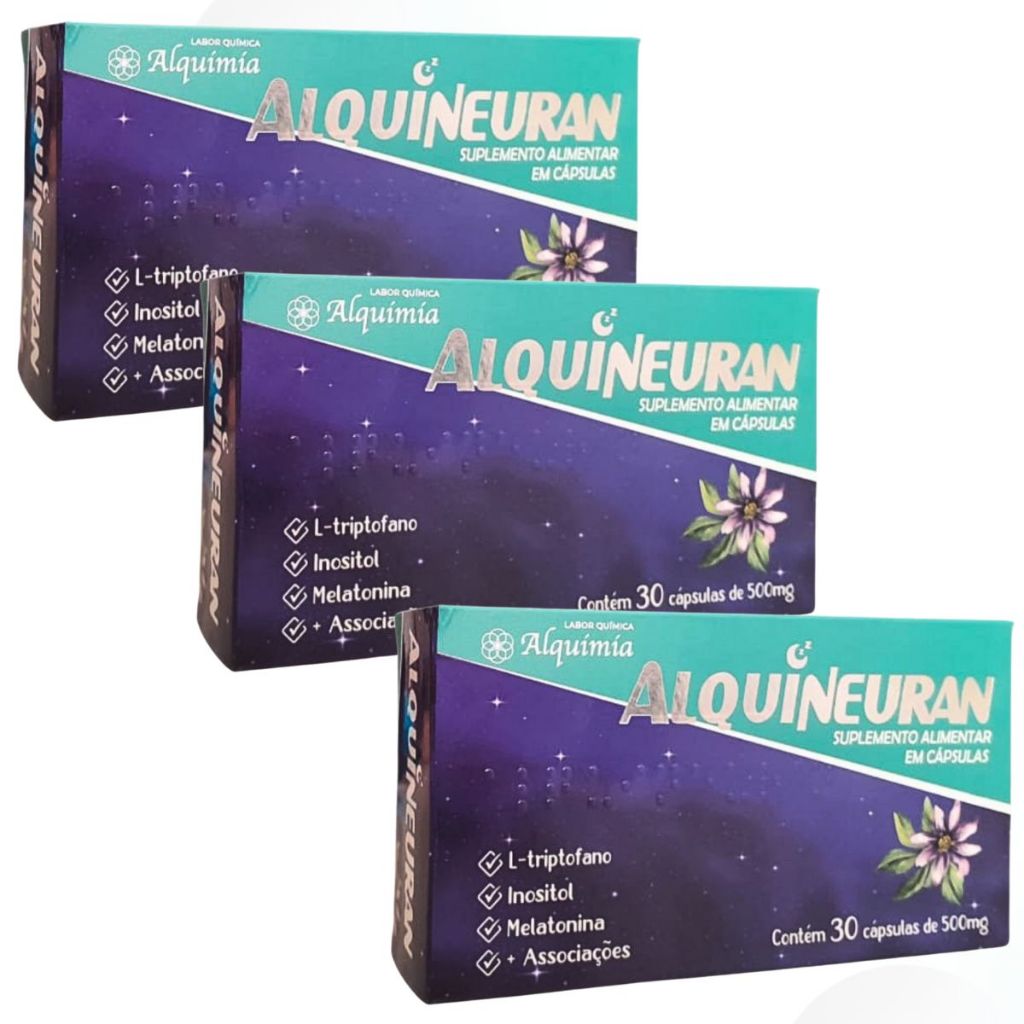 Kit 3x Alquineuran - Labor Química Alquimia | Shopee Brasil