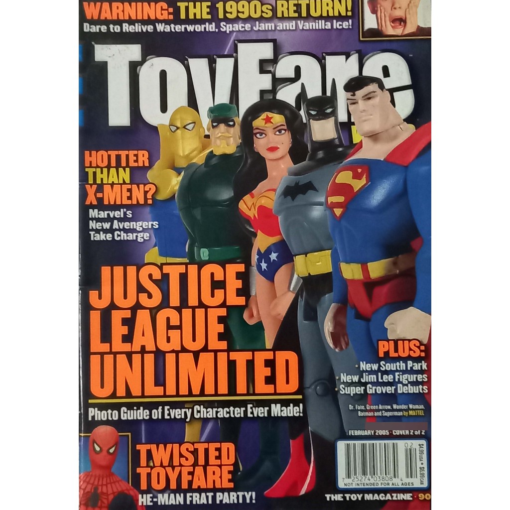 Revista Catálogo Toyfare 90 - Justice League Unlimited - Wizard ...