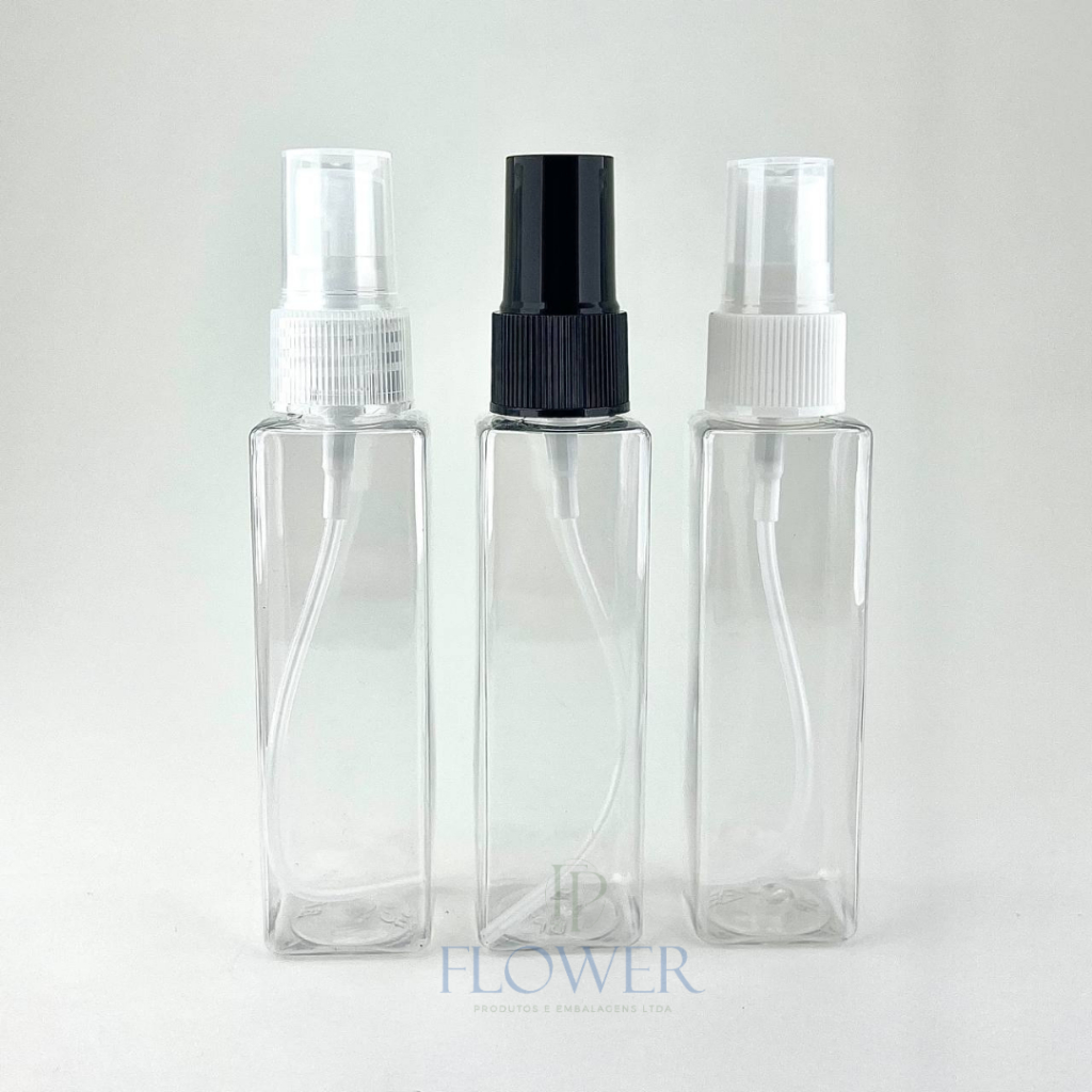 02 und Frasco pet retangular com válvula spray 40ml | Shopee Brasil