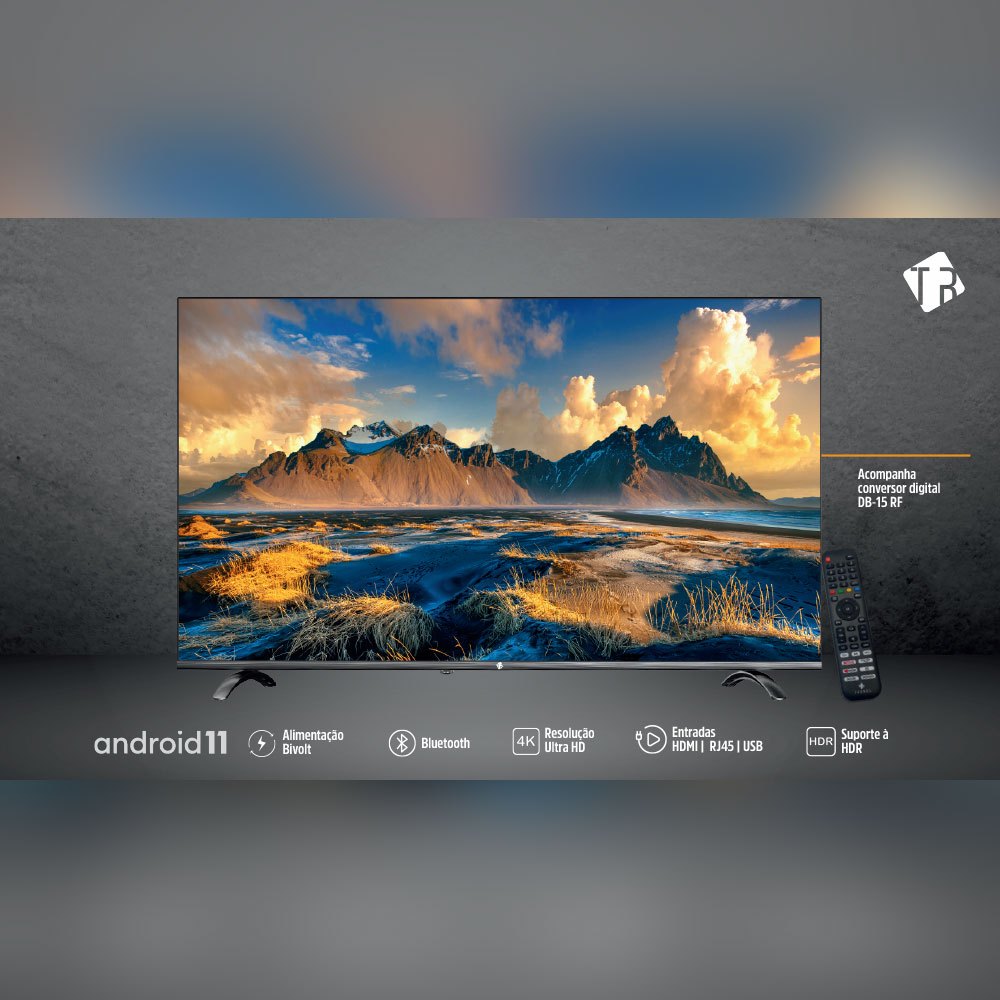 SMART TV LED 50" TRONOS ULTRA HD 4K WI-FI BLUETOOTH TR50SFA11B | Shopee ...