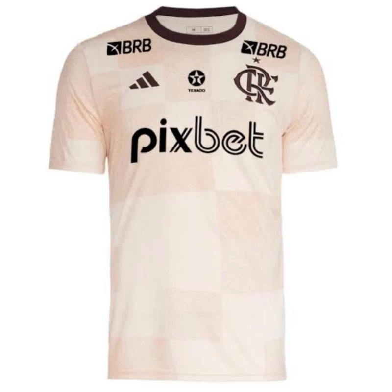 Camisa do Time do Flamengo Beje 2024/25 Apronta Entrega + Envio ...