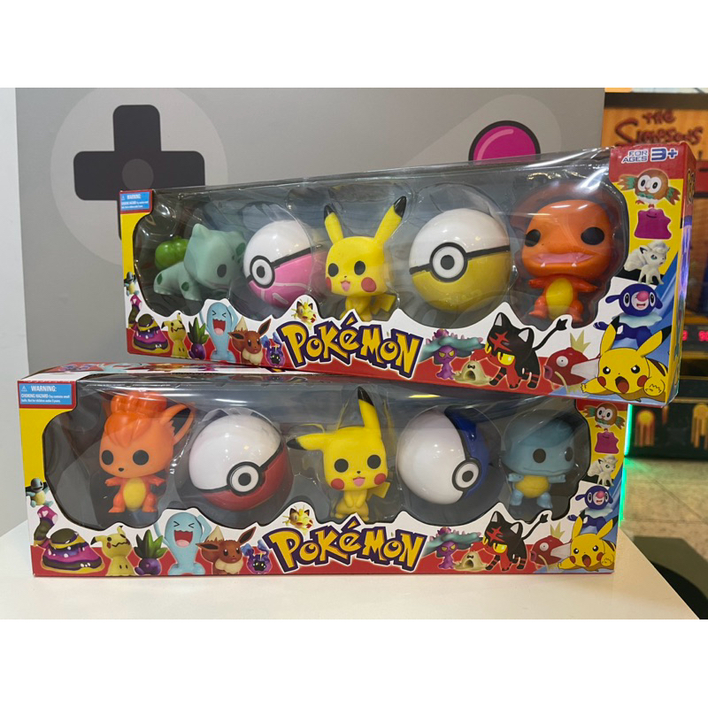 Kit 5 Brinquedo pokemon | Shopee Brasil