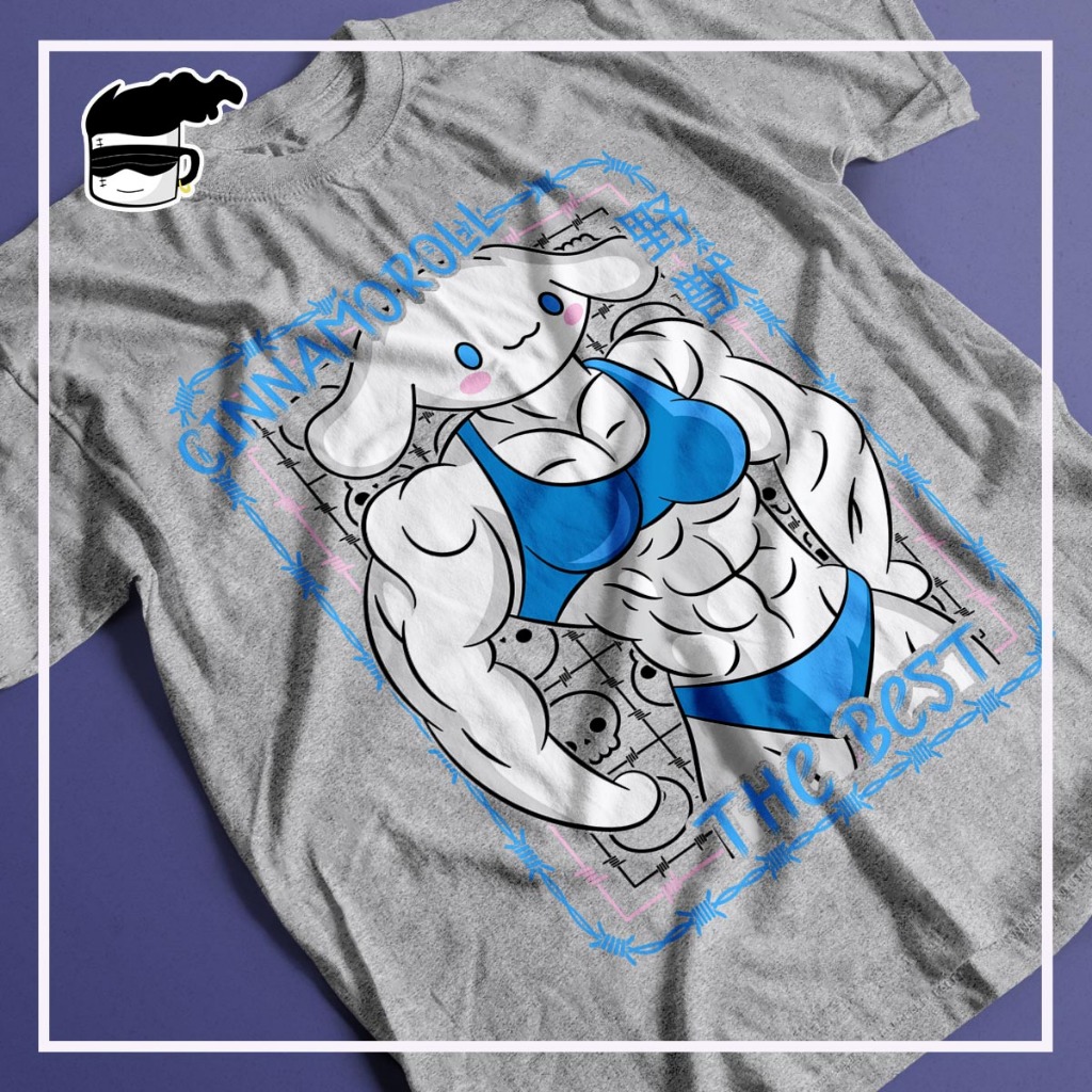 Camiseta Cinnamoroll Maromba Treino Bodybuilding Unissex Camisa Anime ...