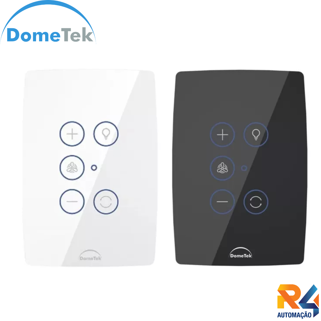 Interruptor Inteligente WIFI Controle Dimmer Ventilador De Teto - DOMETEK | Shopee Brasil