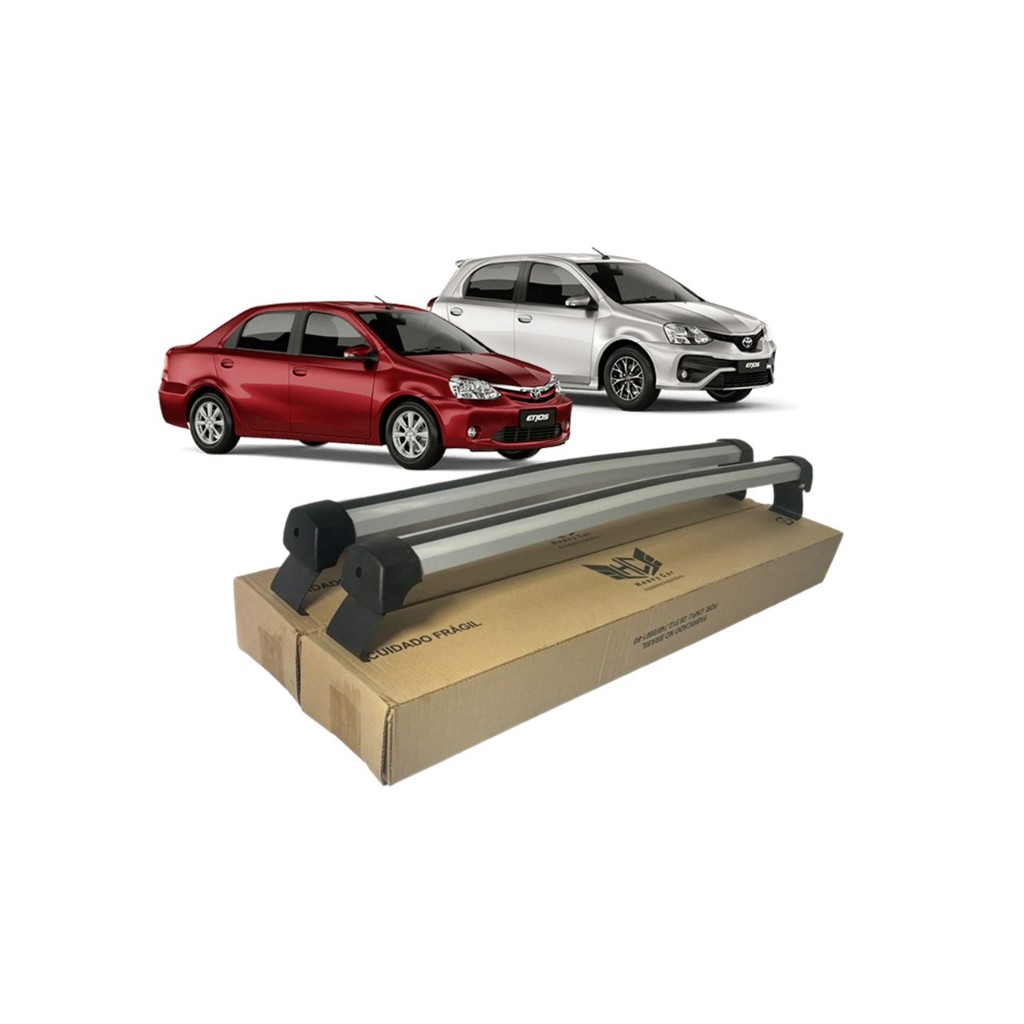 Rack De Teto Para Toyota Etios 2010 Até 2021 Modelo Hatch Ou Sedan ...