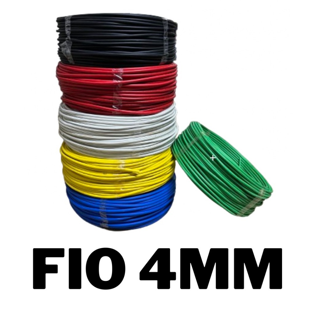 FIO AUTO FLEXIVEL 4MM - 10, 20, 30, 40 E 50 METROS | Shopee Brasil