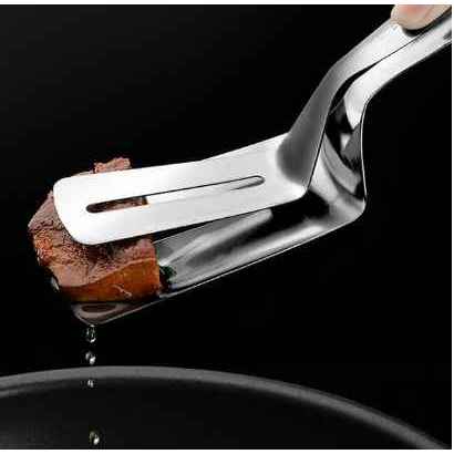 Kit 2 Pinça Pegadores Para Pizza Carne Churrasco Alimento Aço Inox Top ...