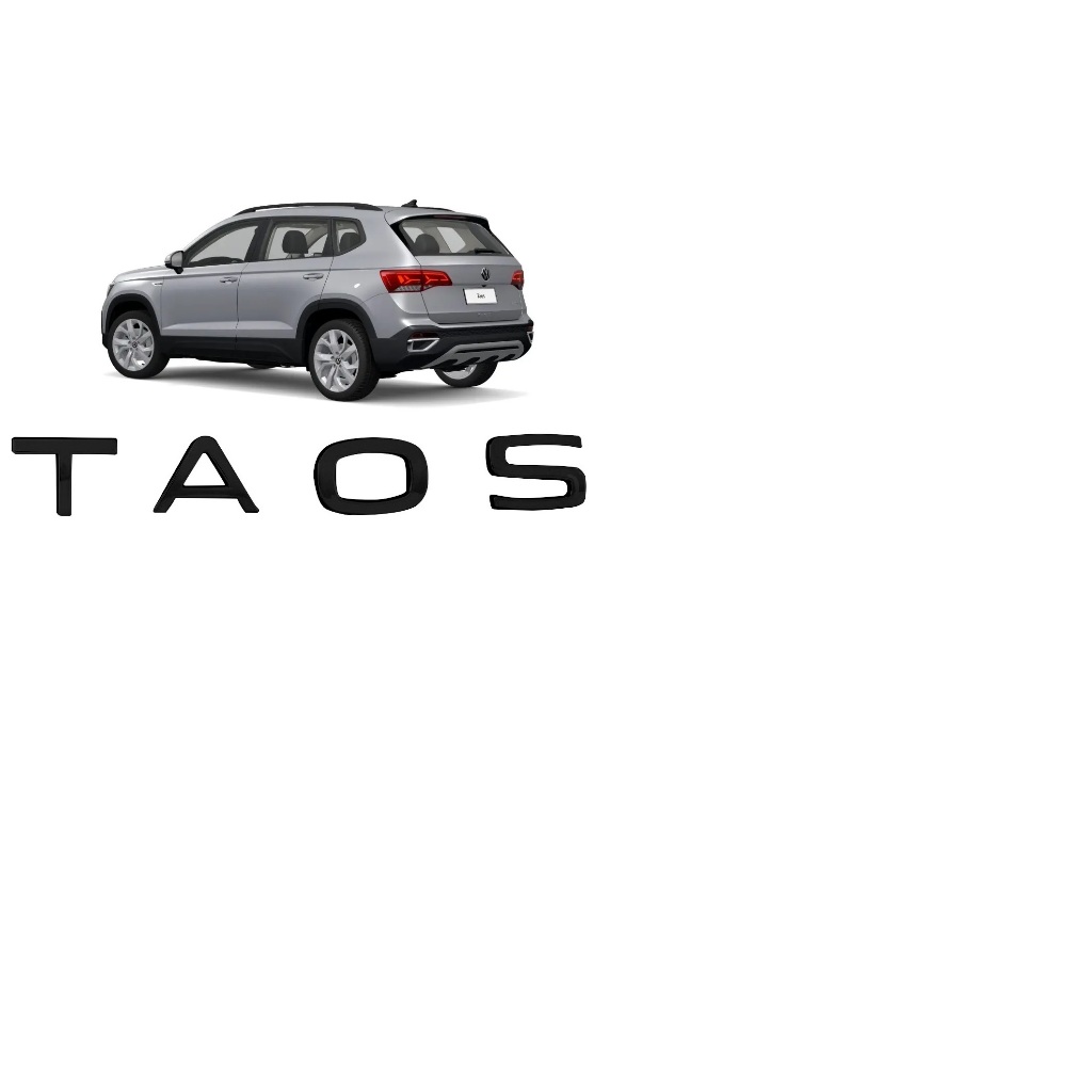 Emblema Letreiro Taos Black Para Vw Taos De 2021 A 2023 | Shopee Brasil