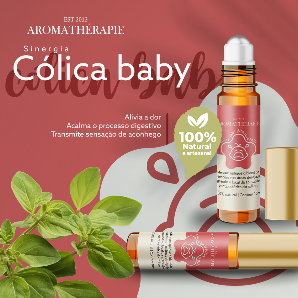 Aromaterapia Cólica Baby Natural Blend Óleos Essenciais Aromathérapie ...