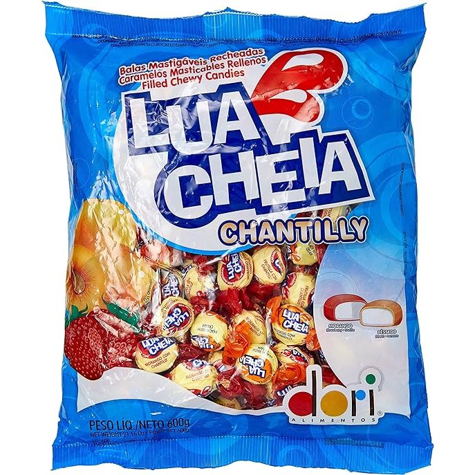 Bala Lua Cheia Chantilly Dori 600G | Shopee Brasil