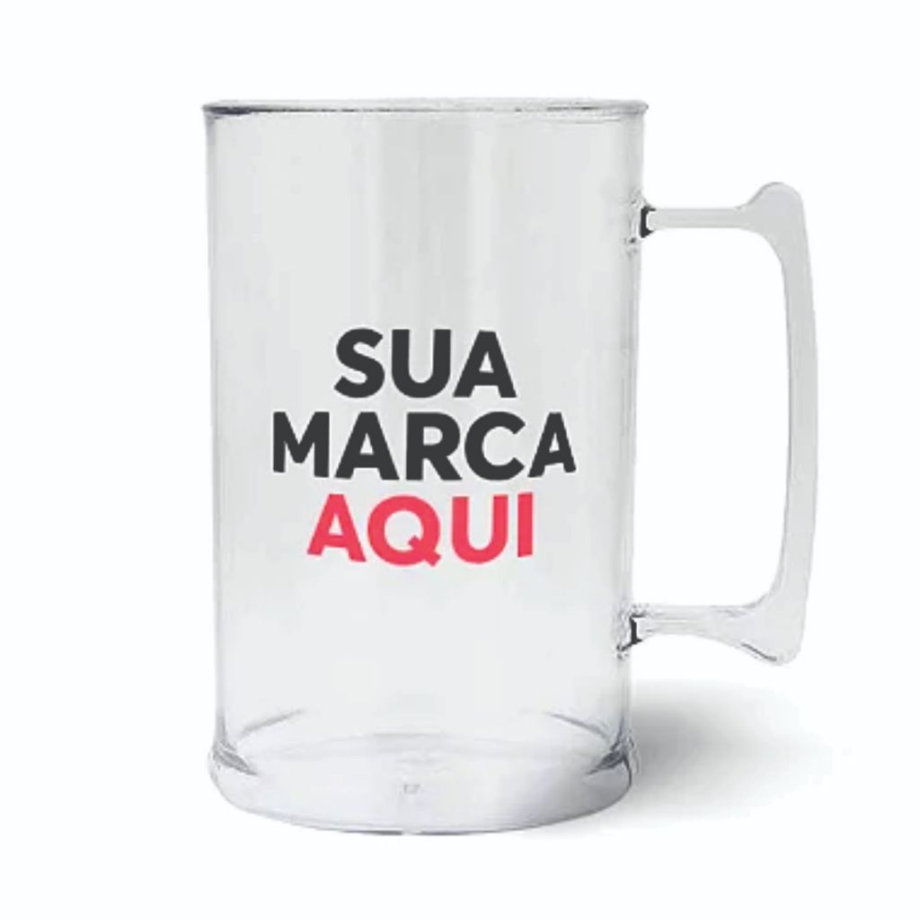 Kit 100 Canecas de Chopp 350ml Personalizada Acrílico Cerveja Chopp ...