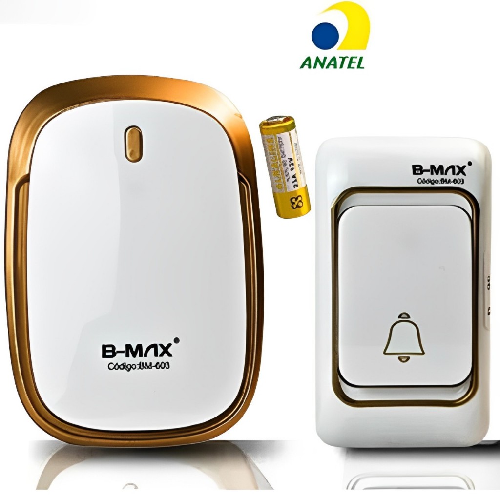 Campainha Sem Fio Externa Residencial De Longo Alcance 32 Toques Wifi ...