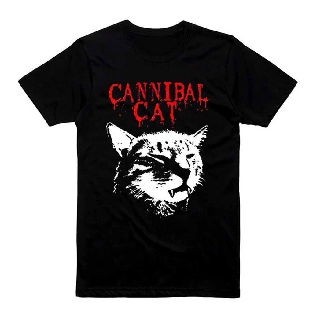 Camiseta T-shirt Unissex Cannibal Cat Horror | Shopee Brasil