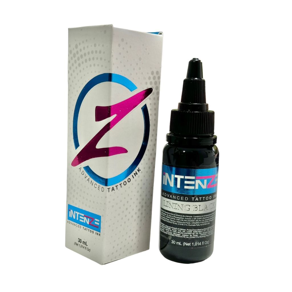 Tinta Intenze Lining Black 30ml | Shopee Brasil