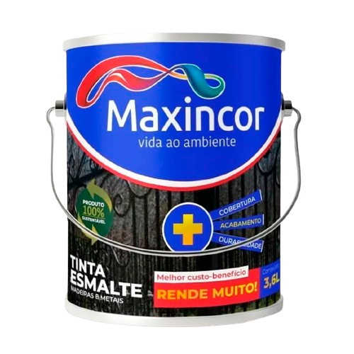Tinta Esmalte Sintético Metais E Madeiras 3,6lts Cor Marrom Conhaque ...