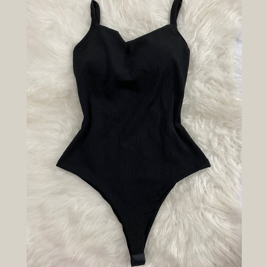 Body Canelado Premium Anarruga De Alcinha Com Bojo | Shopee Brasil