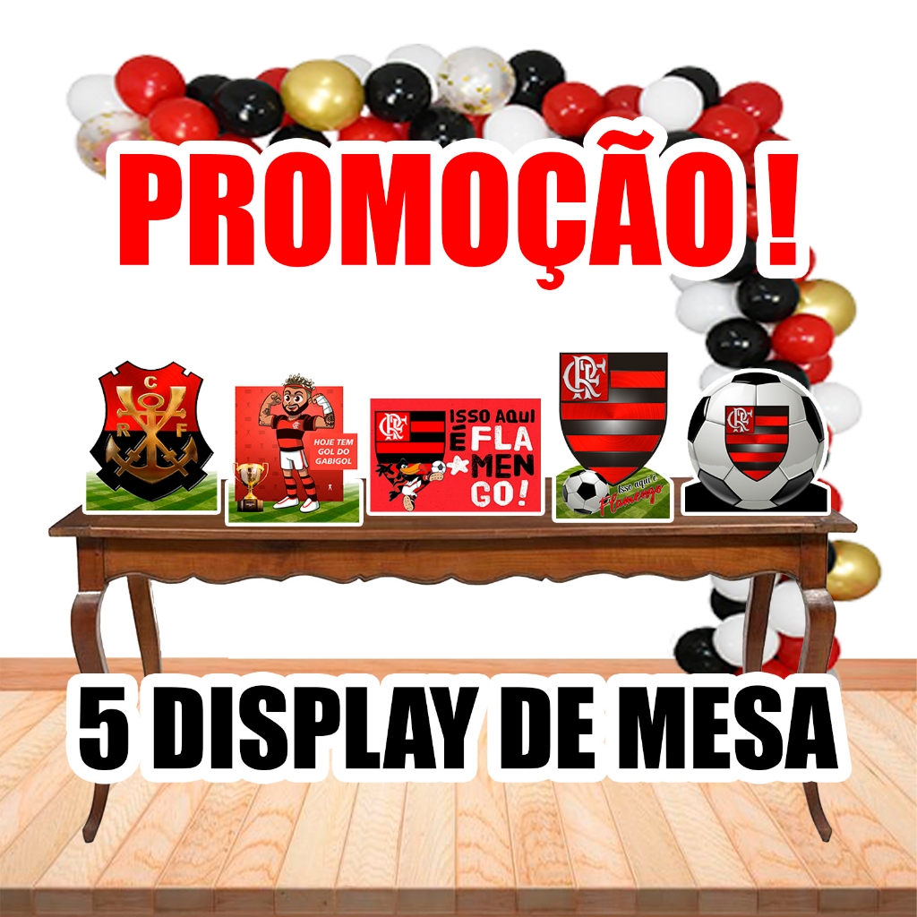 5 DISPLAY DE MESA FLAMENGO EM PROMOÇÃO CENTRO DE MESA FLAMENGO | Shopee ...