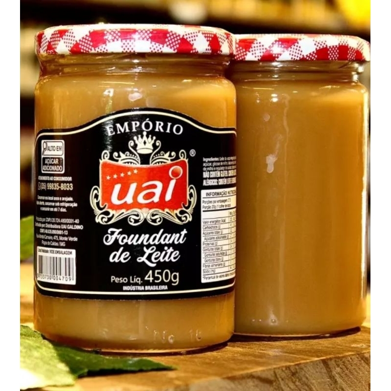 Doce de leite uai puro 450 gramas | Shopee Brasil