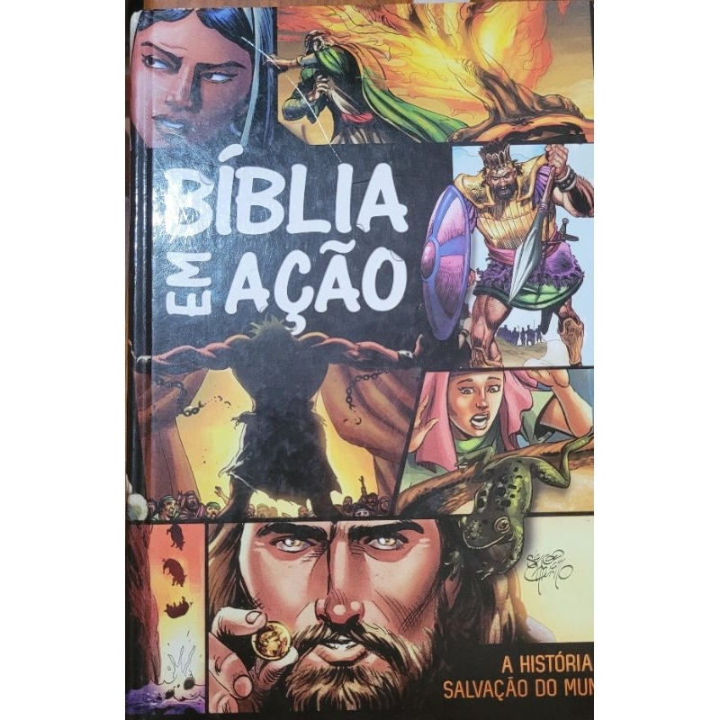 Biblia Em Ação (em Quadrinhos) a Historia da Salvação do Mundo - Sergio ...