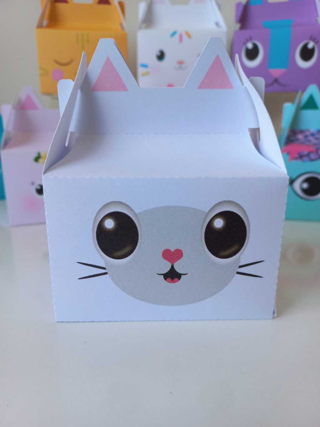 Kit Festa Personalizados Gatinhos A Casa Mágica Da Gabby Caixas