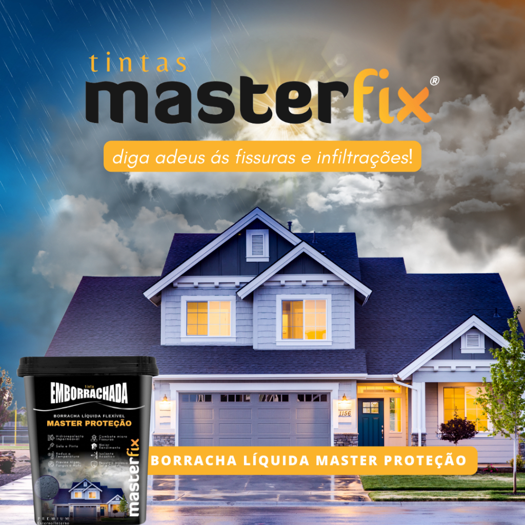 Tinta Emborrachada Borracha Líquida MasterFix 20KG - PARADE - REBOCO ...