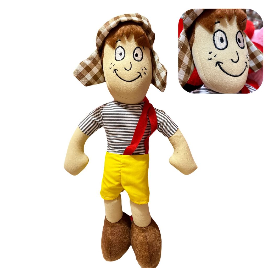Chaves Pelúcia Boneco- Turma do Chaves Fofo Bordado | Shopee Brasil