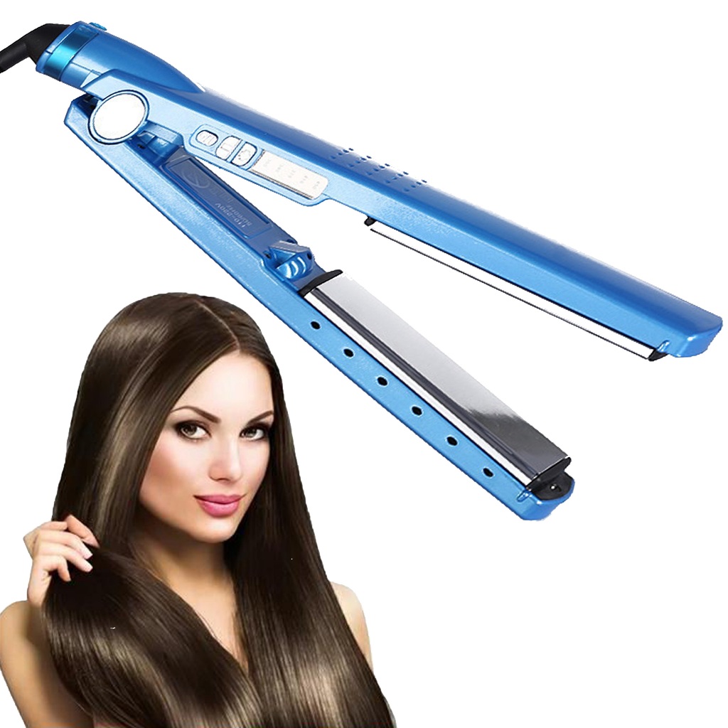 Chapinha Profissional De Cabelo 450°f Bivolt Prancha Titânio Cabelo ...