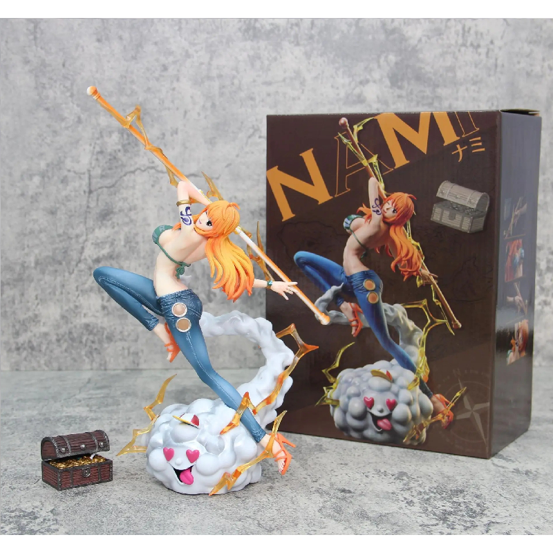 Figura de Ação Nami Pos Time Skip - Clima Tact - One Piece Nami Action ...