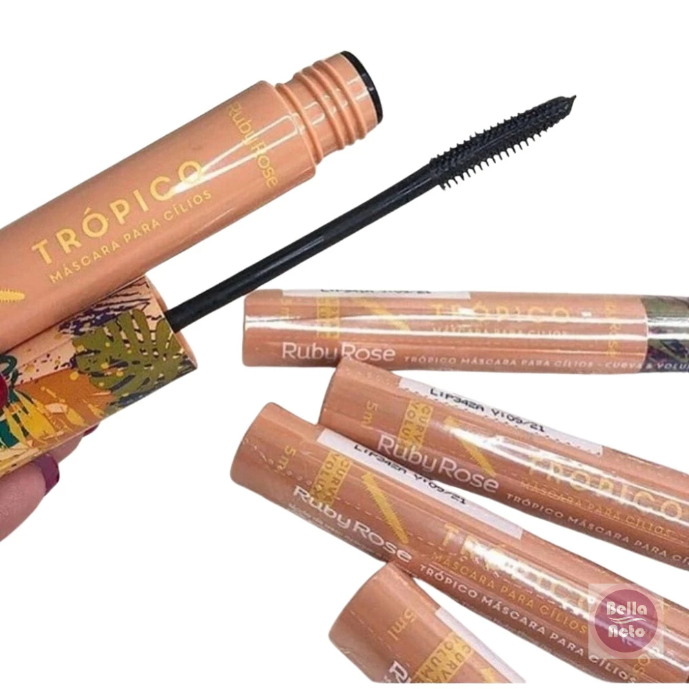 Máscara para cílios Trópico Curva e Volume Ruby Rose lançamento ...