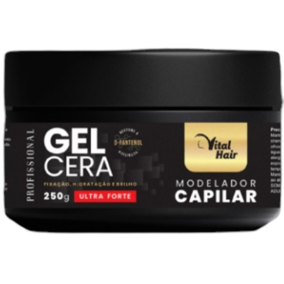 Gel Cera Vital Hair Modelador capilar 240g | Shopee Brasil