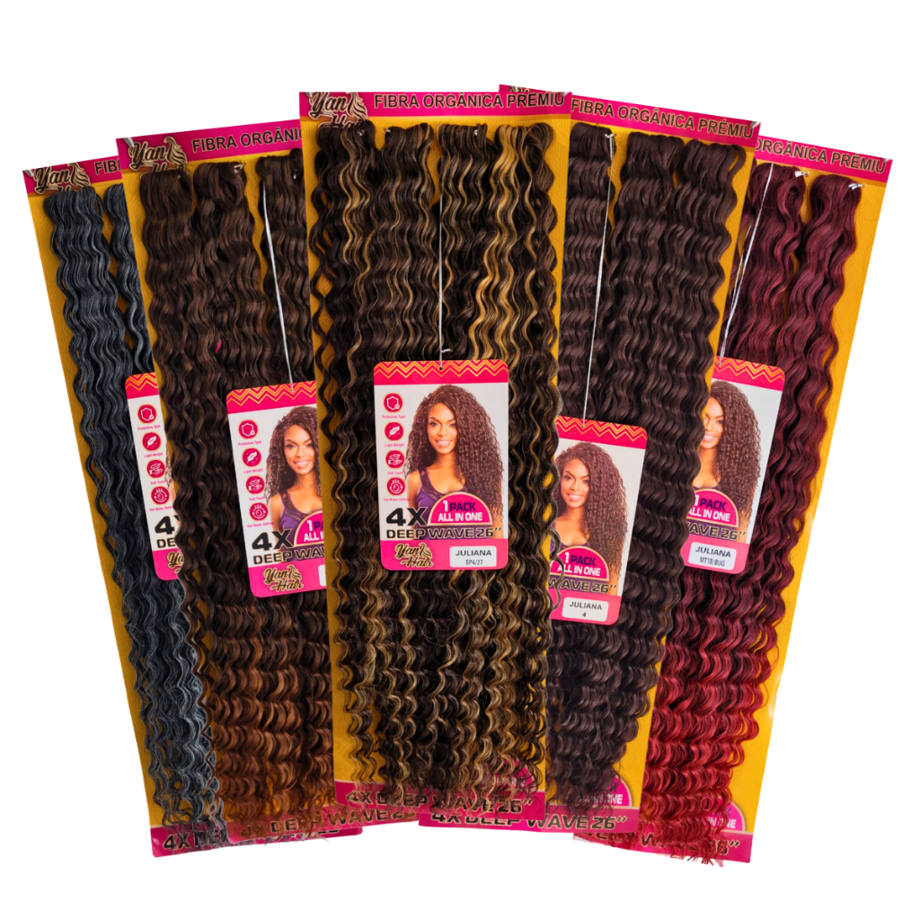 Aplique Cacheado 100% Orgânico Juliana Fibra Premium 75 Cm | Shopee Brasil