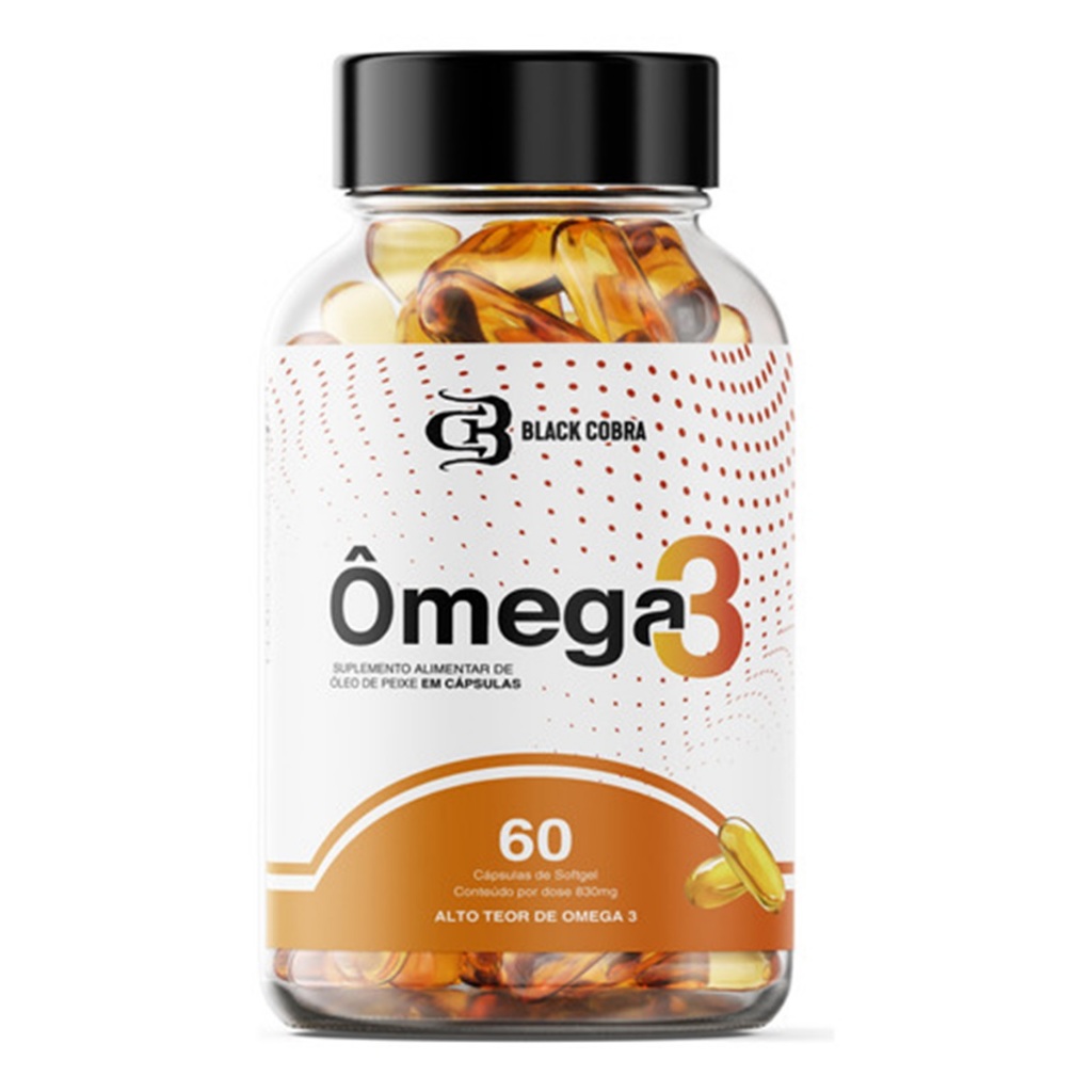 Ômega 3 - 830mg em 60 Capasulas de Softgel | Shopee Brasil