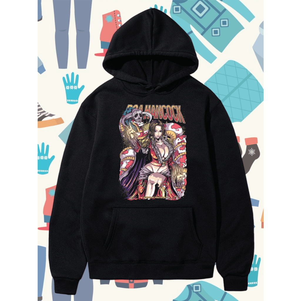 Blusa De Moletom Estampada Hancock Queen Of Pirates Casaco De Frio ...