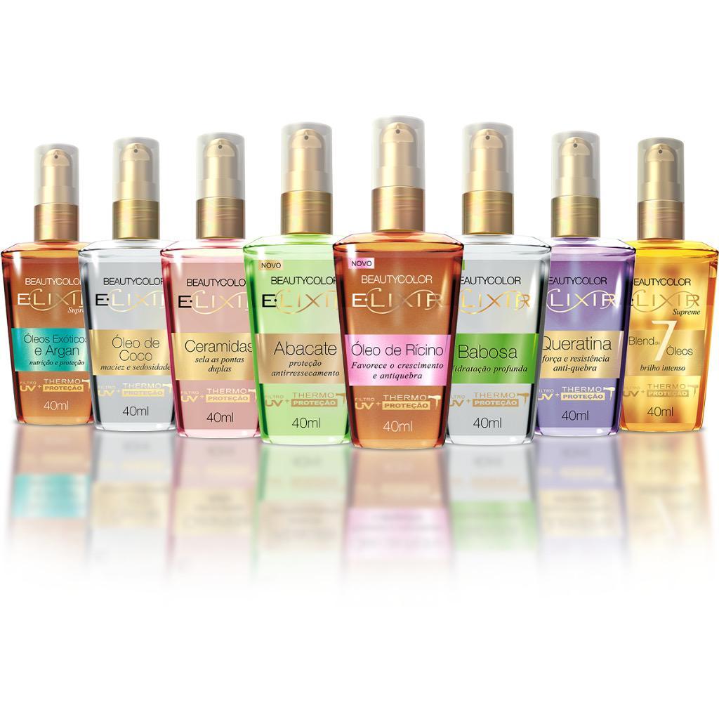 Beauty Color Óleo Capilar Elixir 40ml - A escolher | Shopee Brasil
