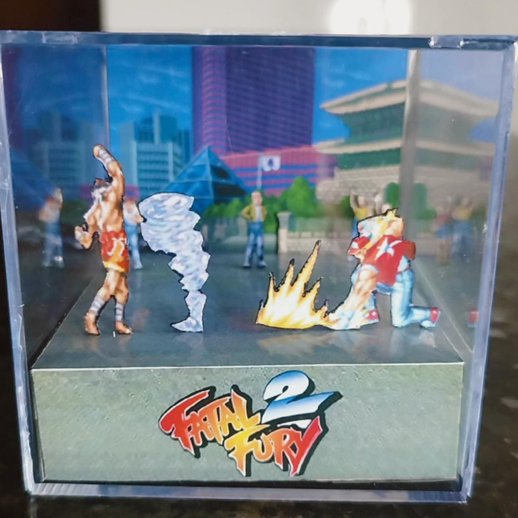 Fatal Fury 2 Cubo Diorama Joe Higashi Terry Bogard 9x9 Game | Shopee Brasil
