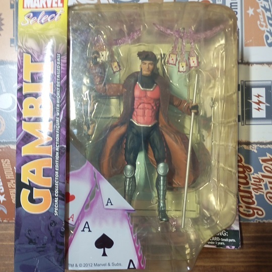 Action Figure Gambit: X-MAN Diamond (Marvel Select) | Shopee Brasil