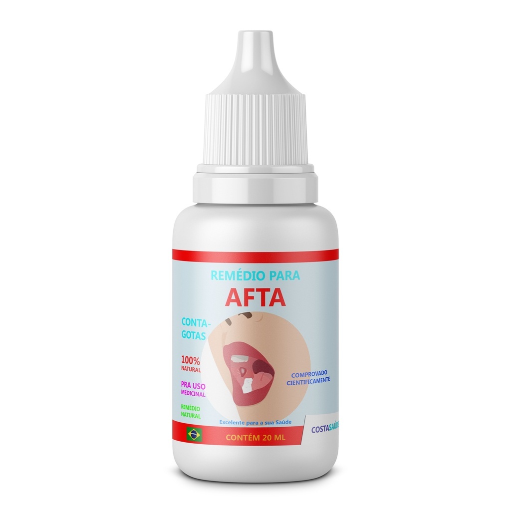 Extrato Afta 100% Natural 100% Orgânico 20 Ml Da Costa Saúde | Shopee ...