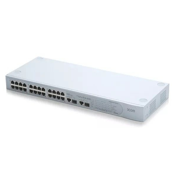 Switch 3Com Baseline 2226 Plus 24 portas 10/100 + 2 portas 10/100/1000 ...