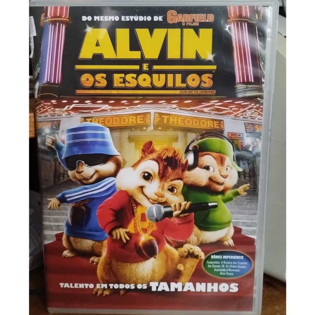 DVD alvin e os esquilos 5026 | Shopee Brasil